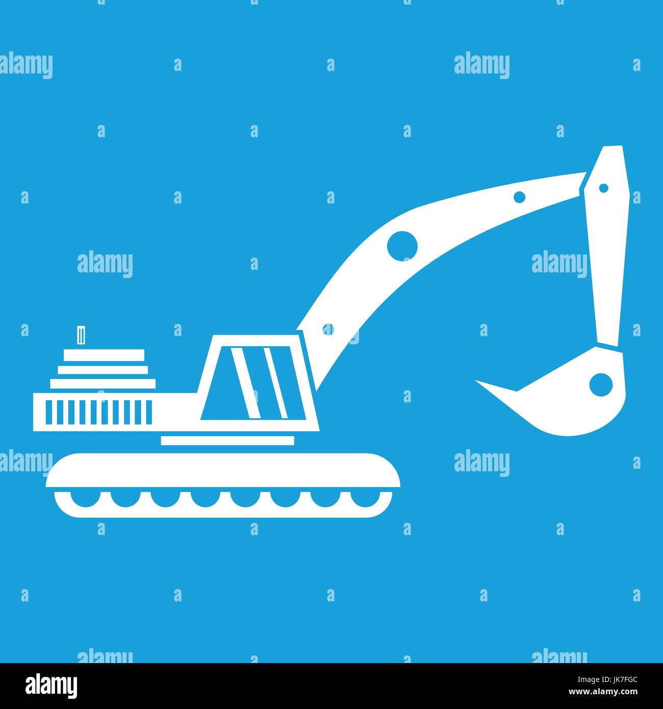 Bucket wheel excavator mine Stock Vector Images - Alamy