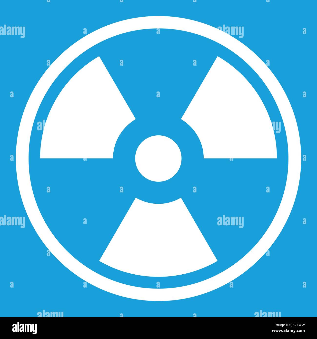 Danger nuclear icon white Stock Vector Image & Art - Alamy