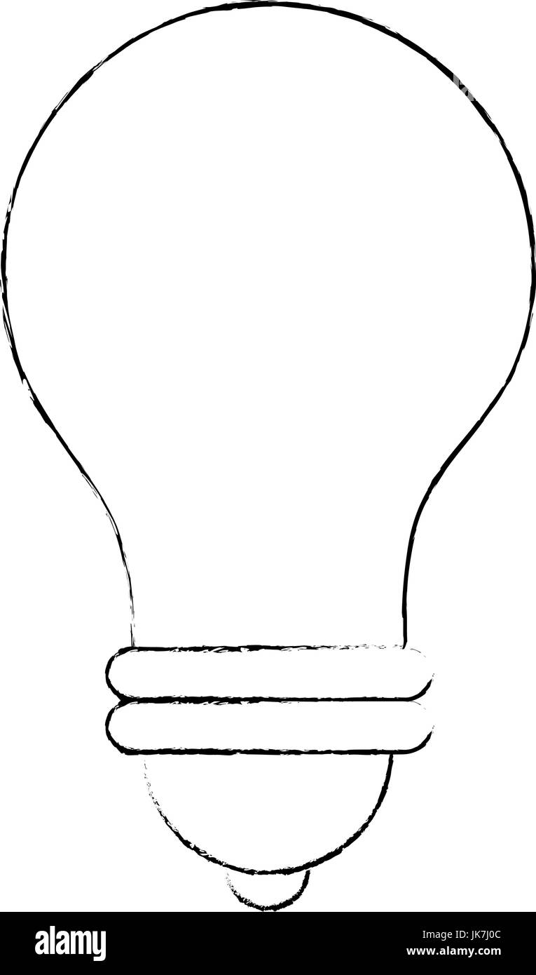 light bulb icon over white background vector illustration Stock Vector ...