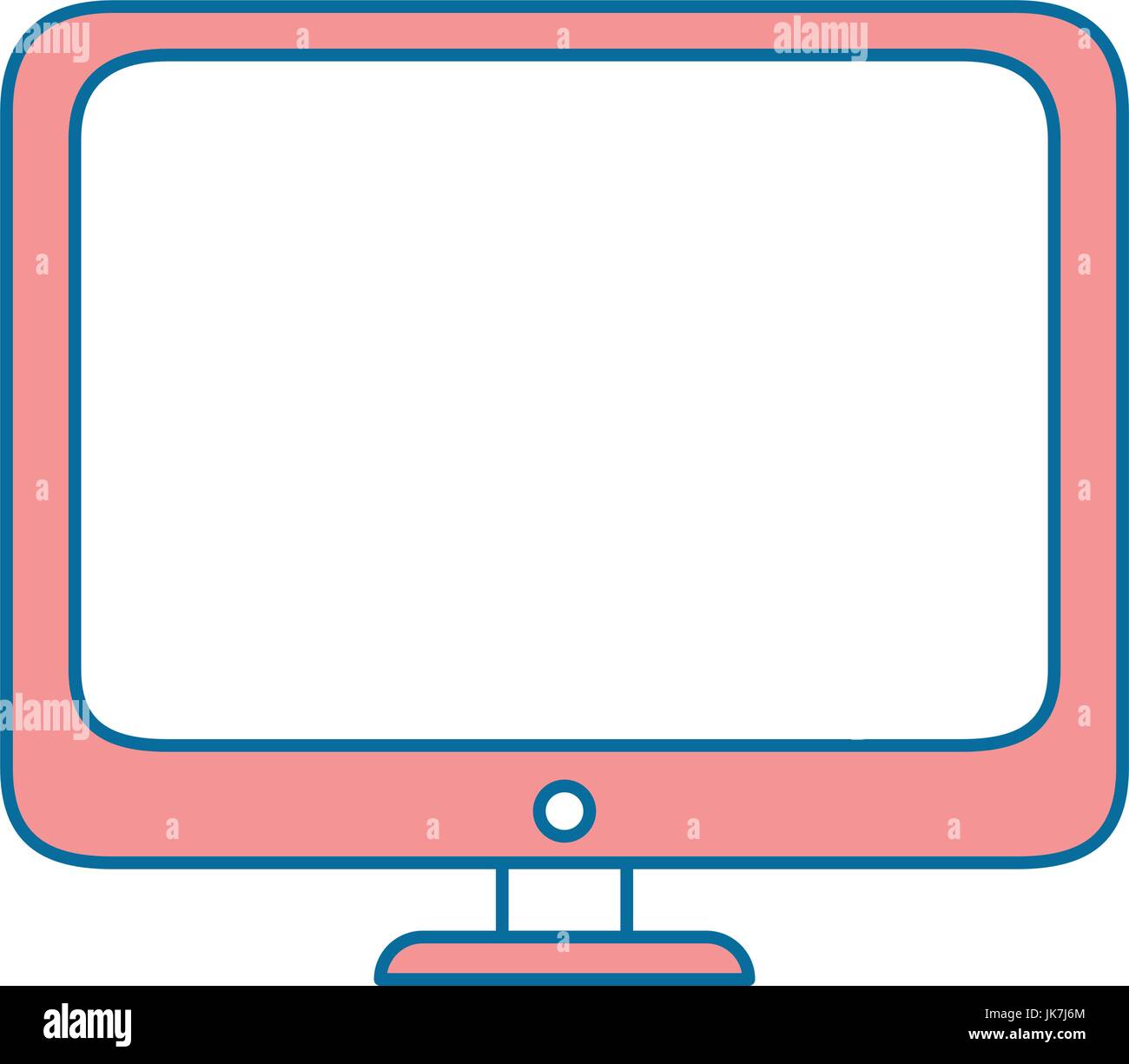 computer icon over white background vector illustration Stock Vector ...