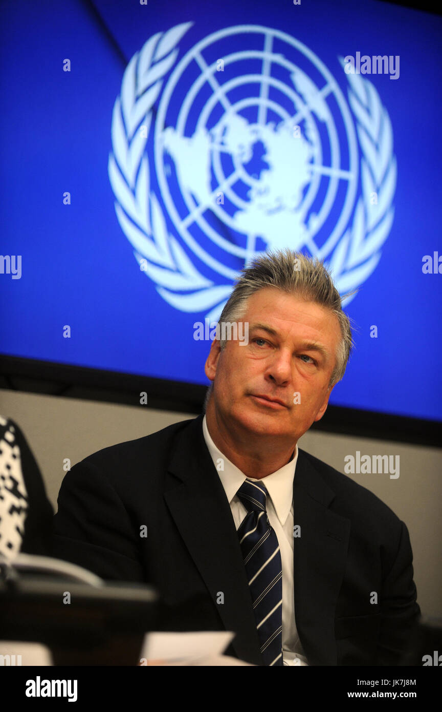 Alec Baldwin attends the announcement of the 2015 Equator Prize winners ...