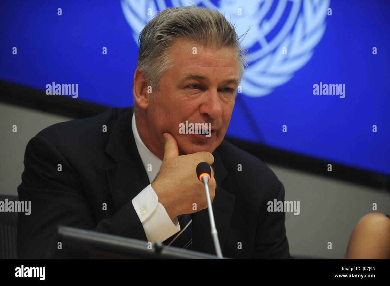 Alec Baldwin attends the announcement of the 2015 Equator Prize winners ...