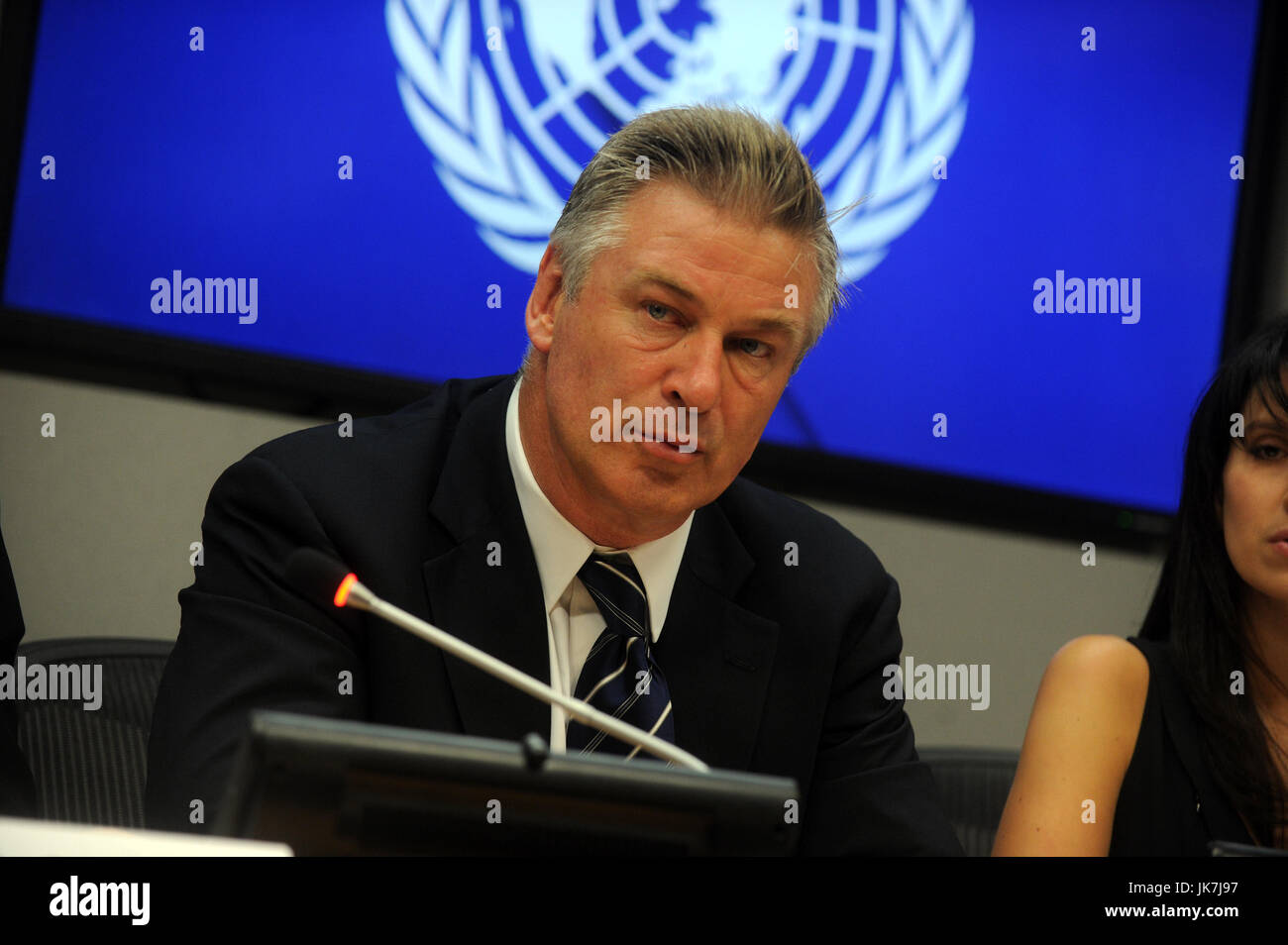 Alec Baldwin attends the announcement of the 2015 Equator Prize winners ...