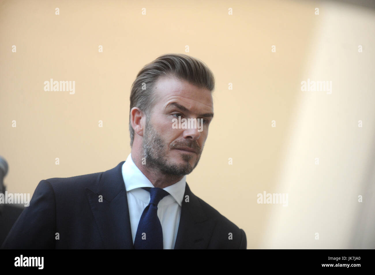David Beckham attends the unveiling of A Digital Installation To Bring ...