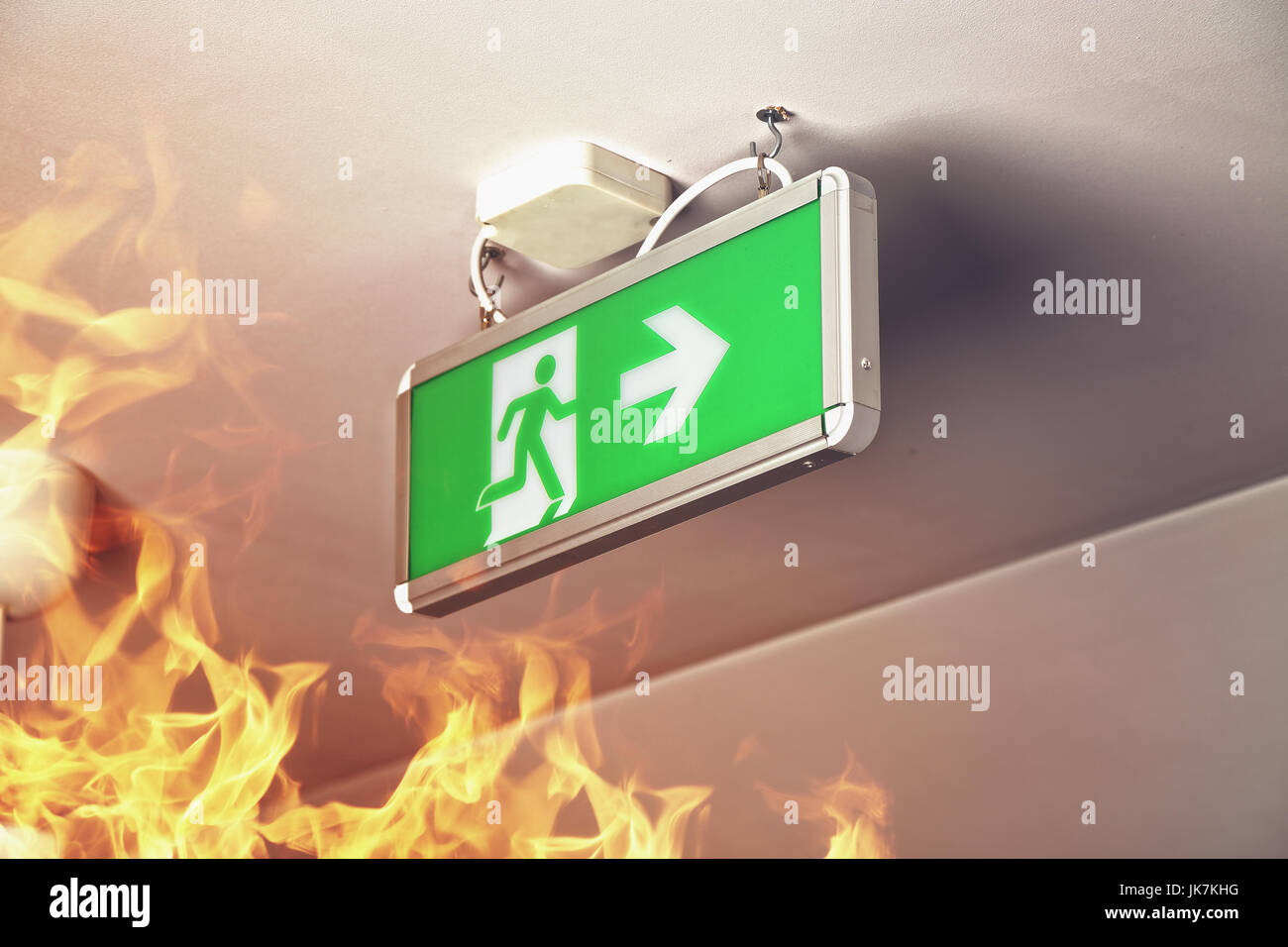 big fire in the building Stock Photo - Alamy