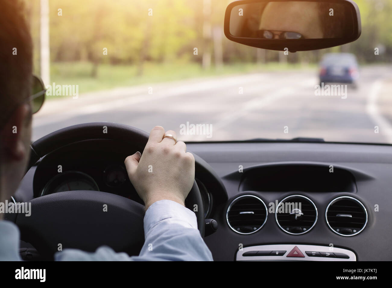 driving a car Stock Photo - Alamy