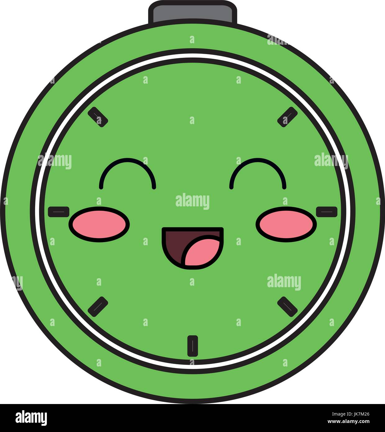 chronometer timer kawaii character vector illustration design Stock ...