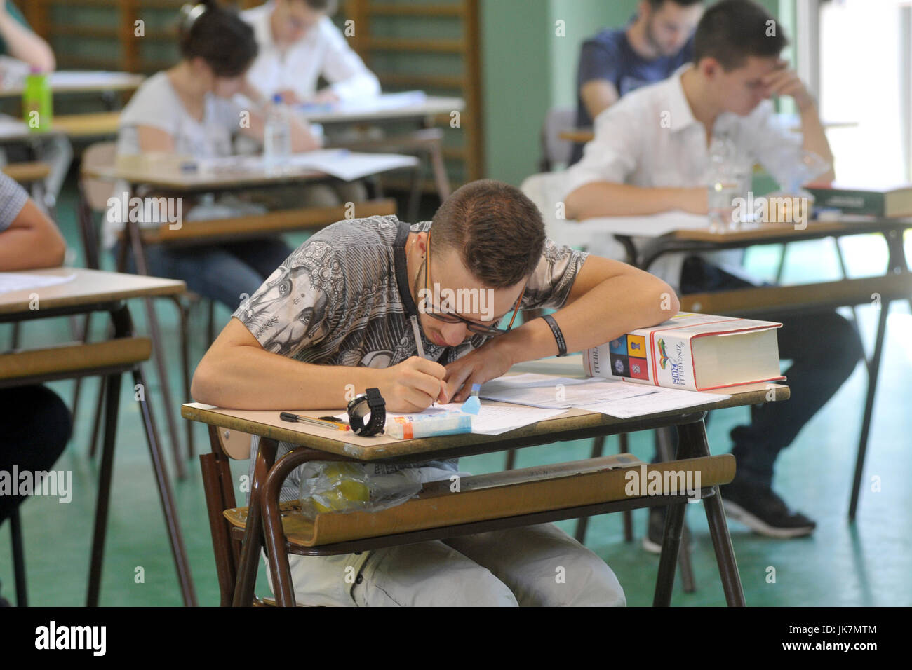 Students take their 2017 Maturity Examination Featuring: Atmosphere ...