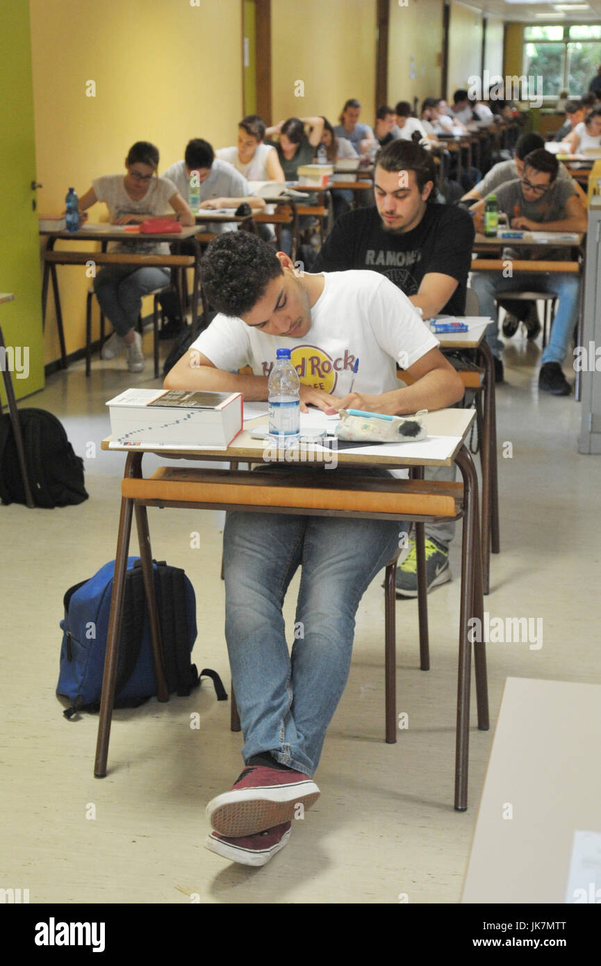 Students take their 2017 Maturity Examination Featuring: Atmosphere ...