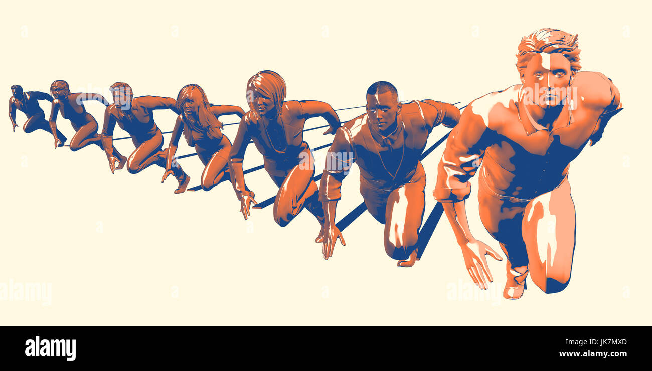 Aggressive Business Expansion and Company Growth Concept Stock Photo ...