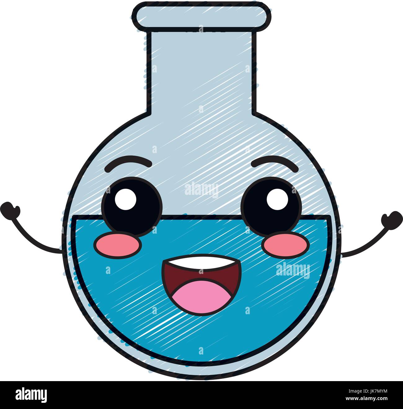 tube test kawaii character Stock Vector Image & Art - Alamy