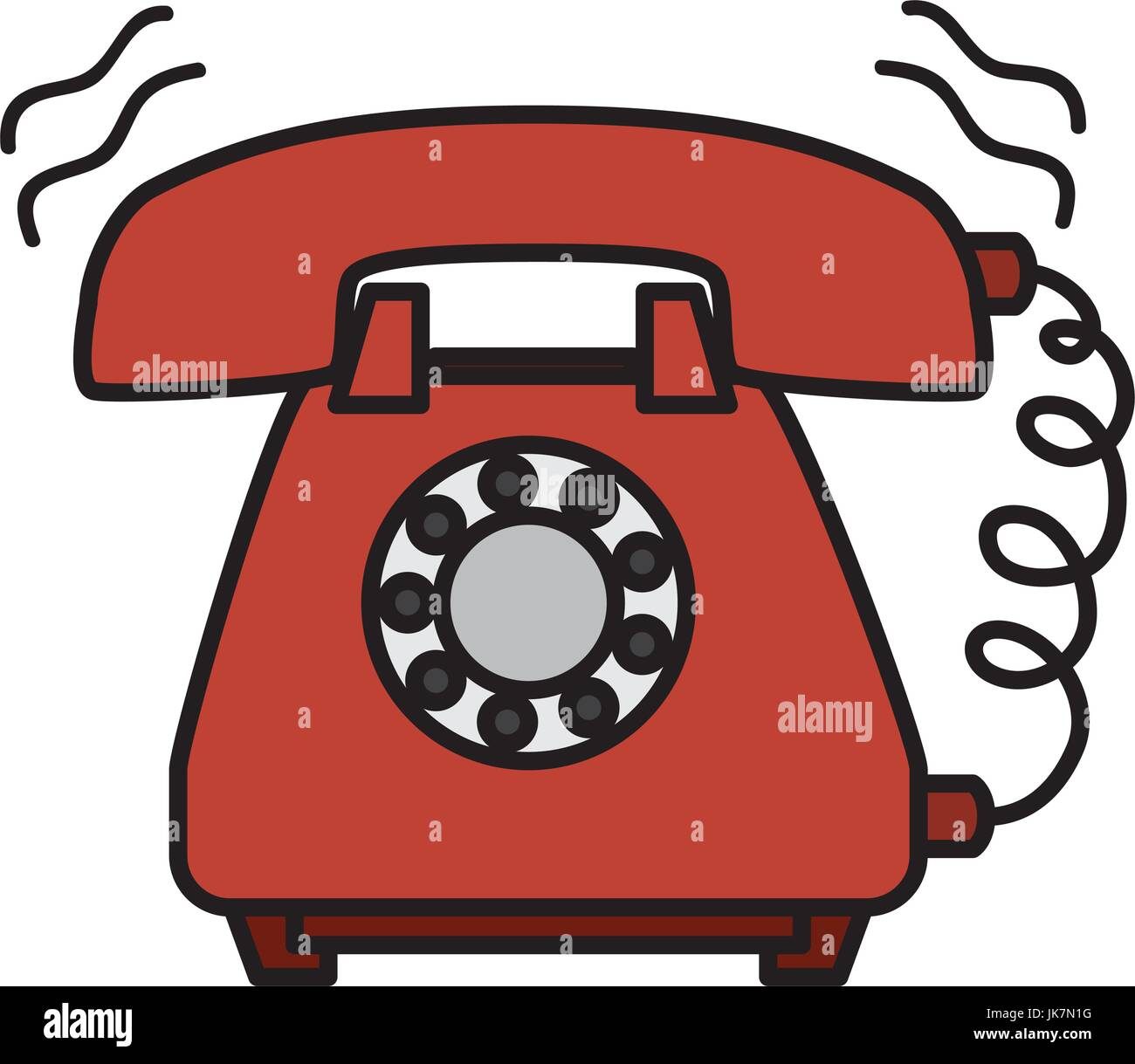 telephone service isolated icon Stock Vector Image & Art - Alamy