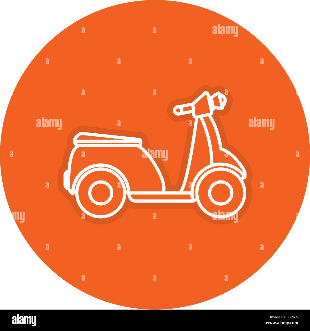 scooter bike isolated icon Stock Vector Image & Art - Alamy