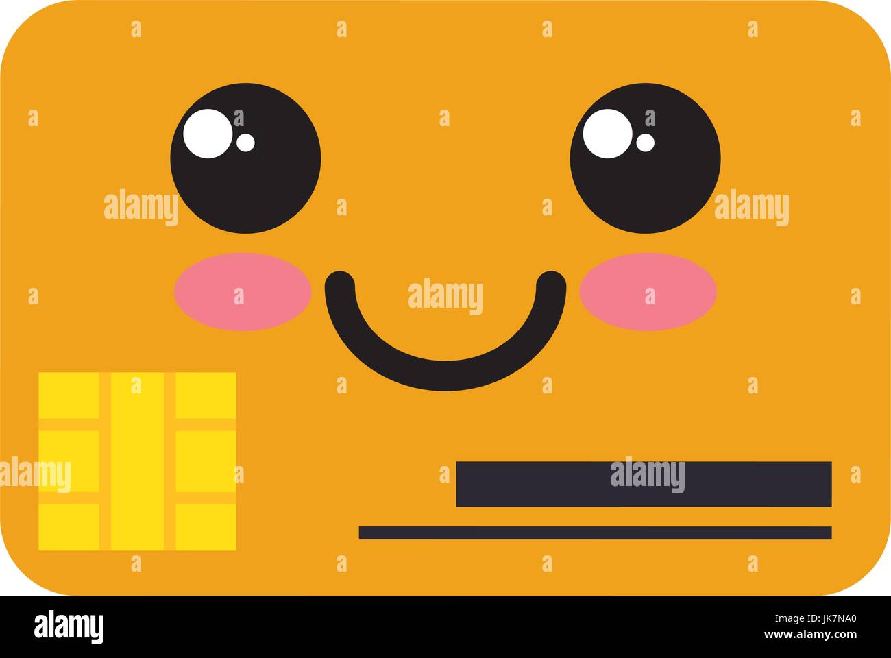 credit card kawaii character Stock Vector Image & Art - Alamy
