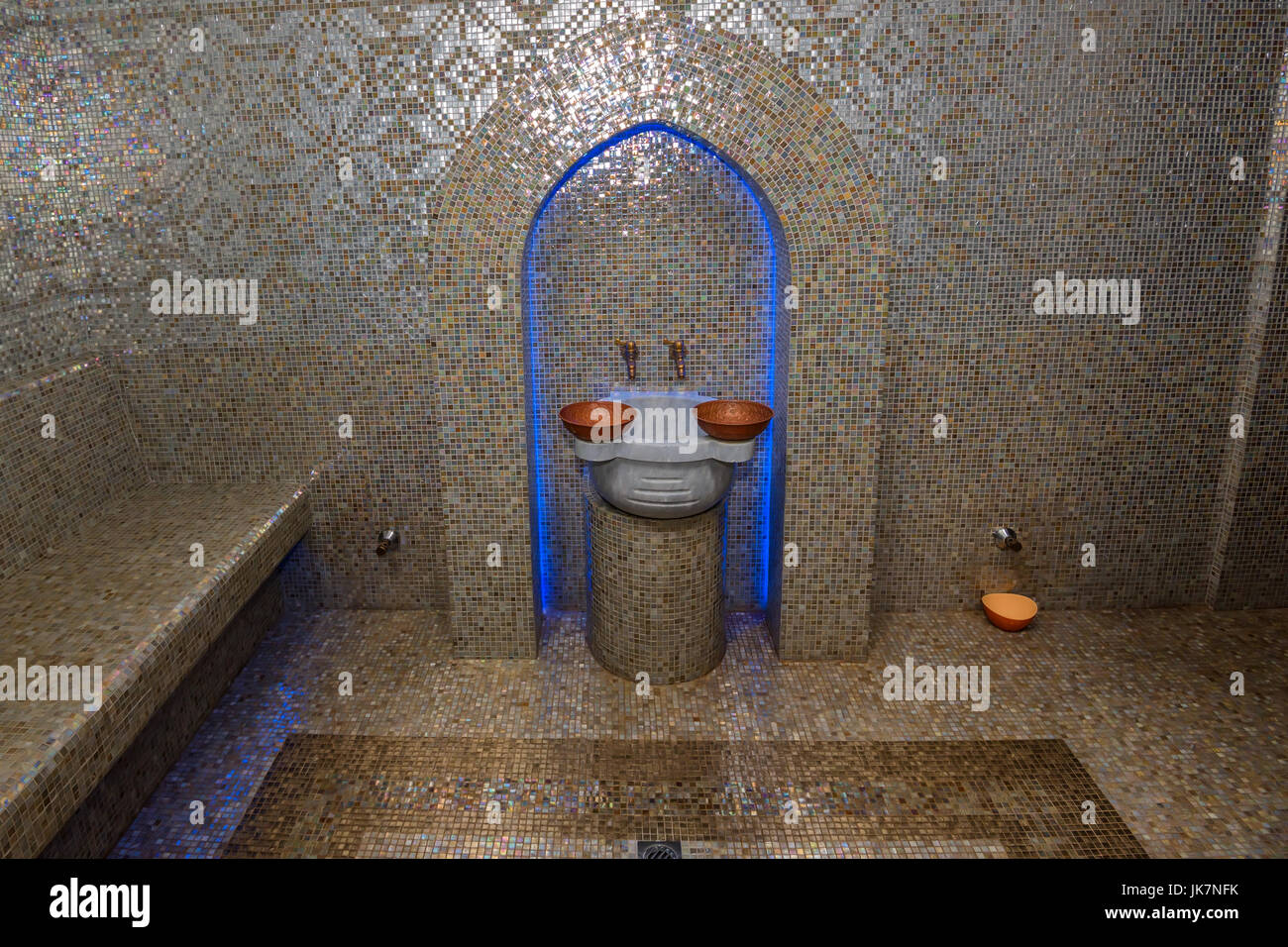 Turkish bath or Hamam at spa area Stock Photo - Alamy