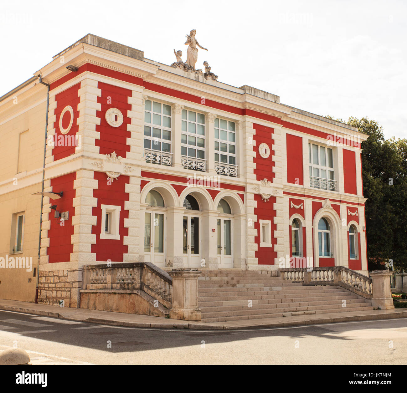 View of the Porec theater, Istria. Croatia Stock Photo - Alamy