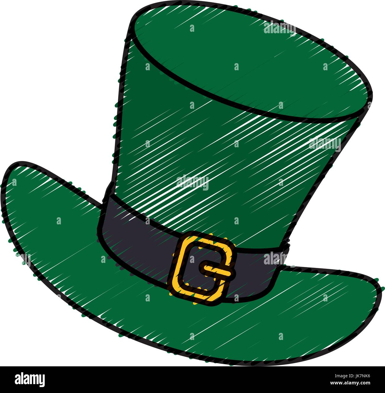 Irish elf hat isolated icon Stock Vector Image & Art - Alamy