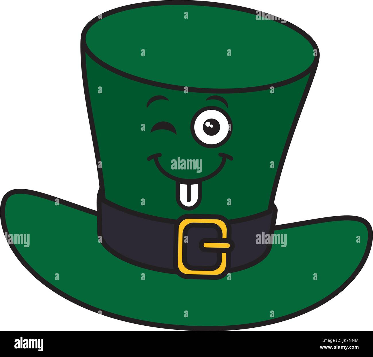 Irish elf hat kawaii character Stock Vector Image & Art - Alamy