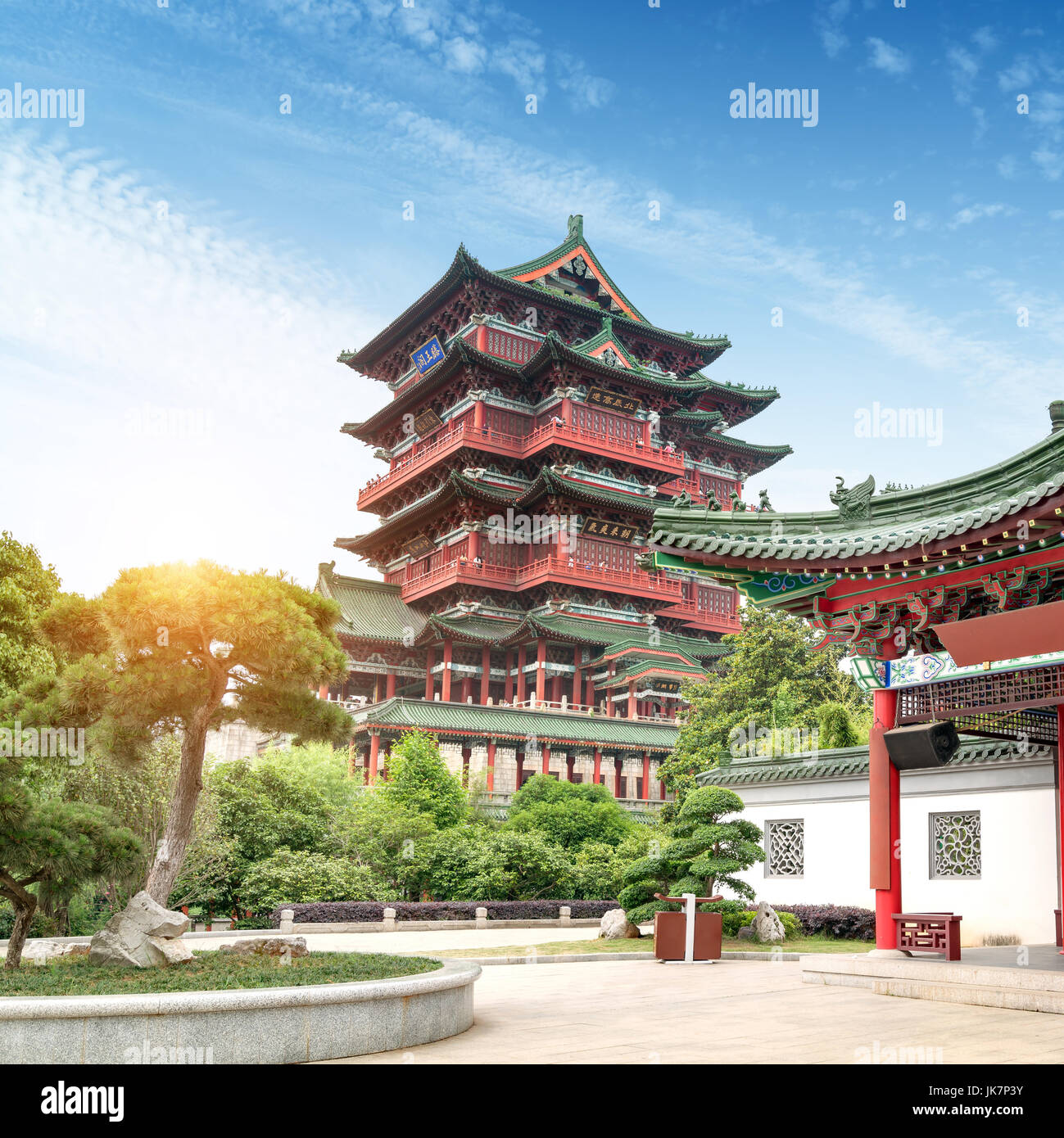 Tengwang Pavilion,Nanchang,traditional, ancient Chinese architecture ...