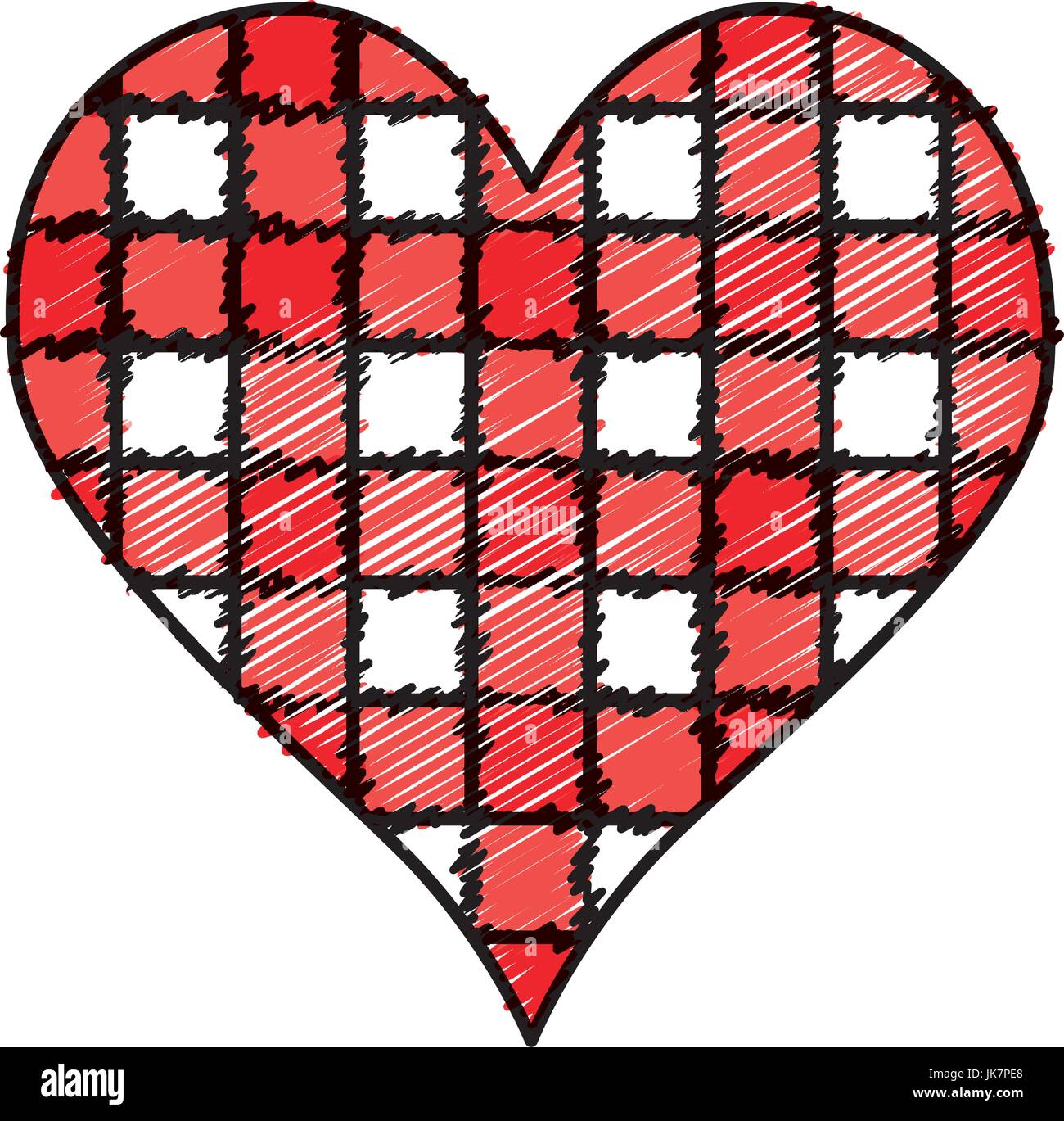 heart love With grid Stock Vector Image & Art - Alamy