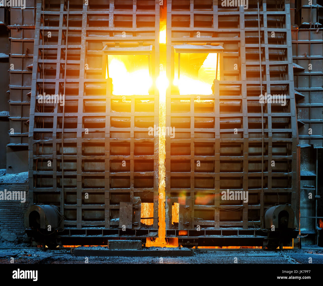 Large steel mill production workshop, Shanghai, China Stock Photo - Alamy