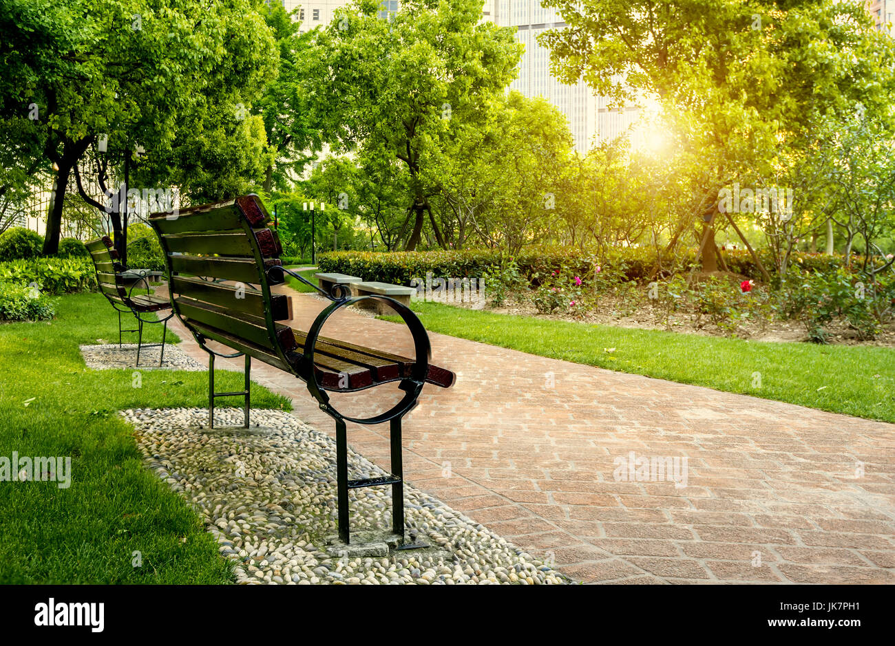Stylish benches hi-res stock photography and images - Alamy