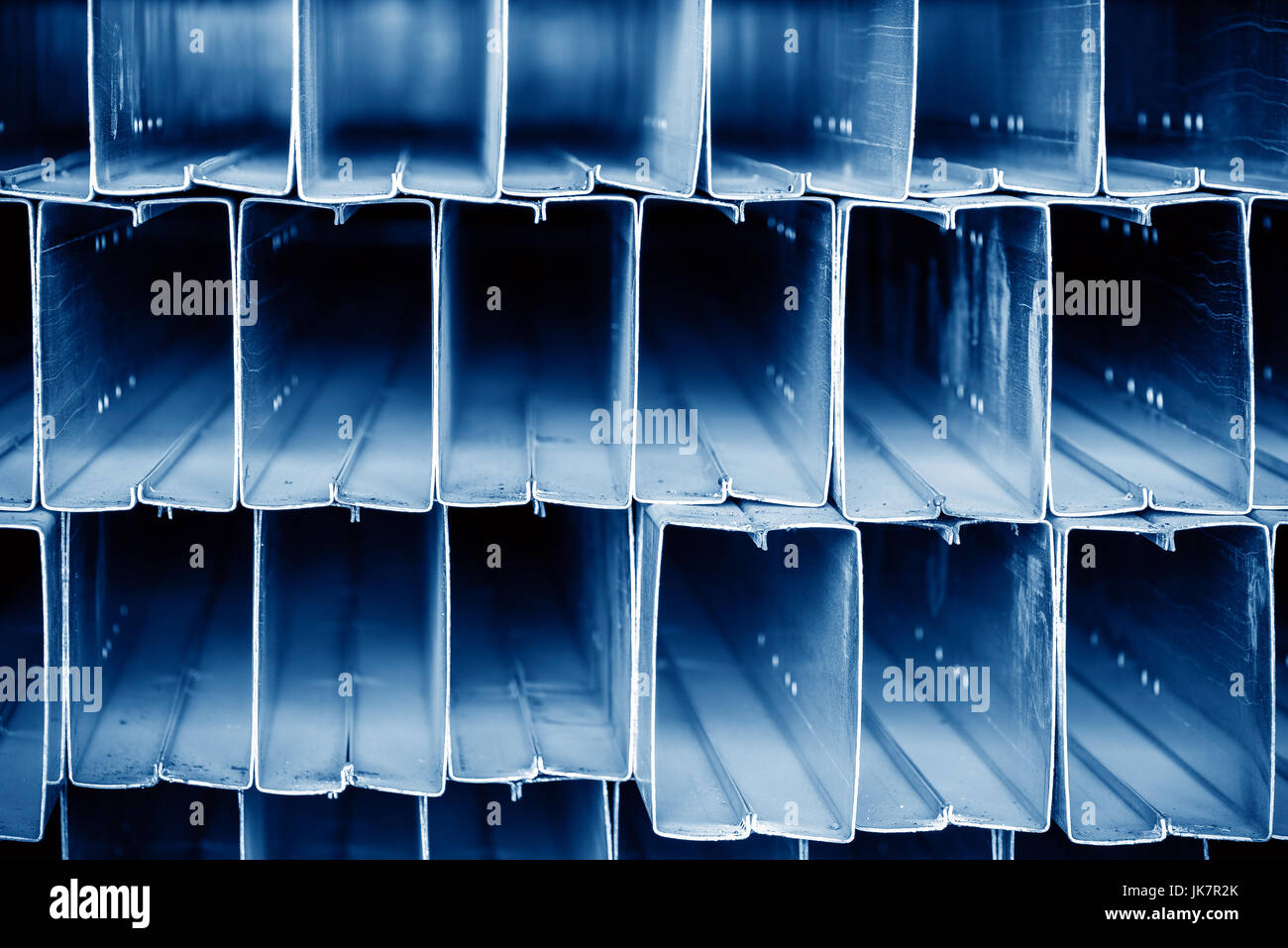 Steel factory floor, stacked with a lot of steel Stock Photo - Alamy