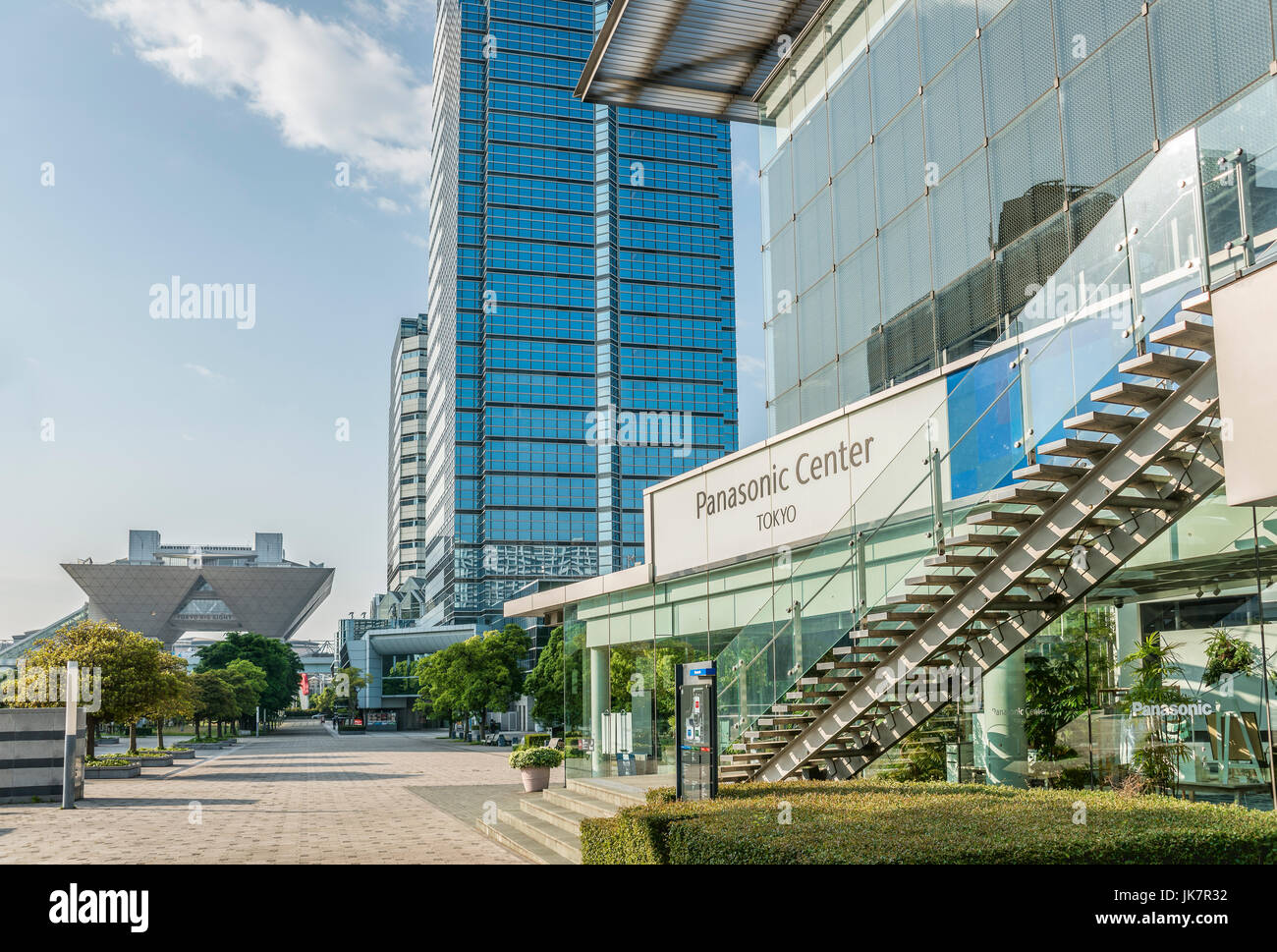 Panasonic center at the Ariake Tokyo Big Sight area at Tokyo Bay, Japan ...