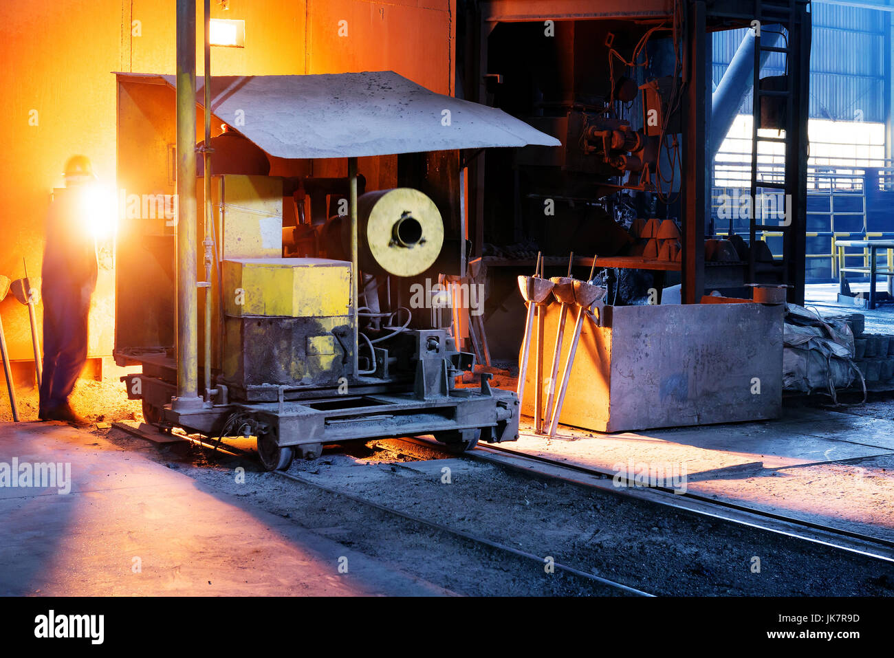 Large steel mill production workshop, Shanghai, China Stock Photo - Alamy
