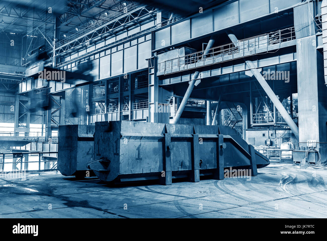 Large steel mill production workshop, Shanghai, China Stock Photo - Alamy
