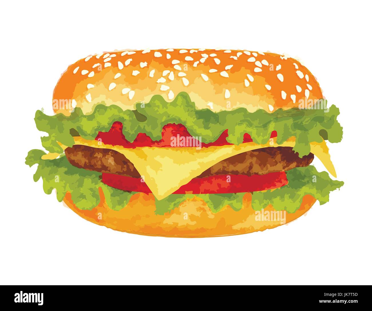 Burger Stock Vector Images - Alamy