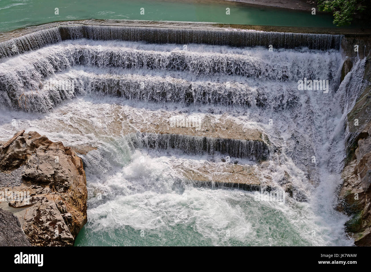 Waterfall lechfall river lech fussen hi-res stock photography and ...