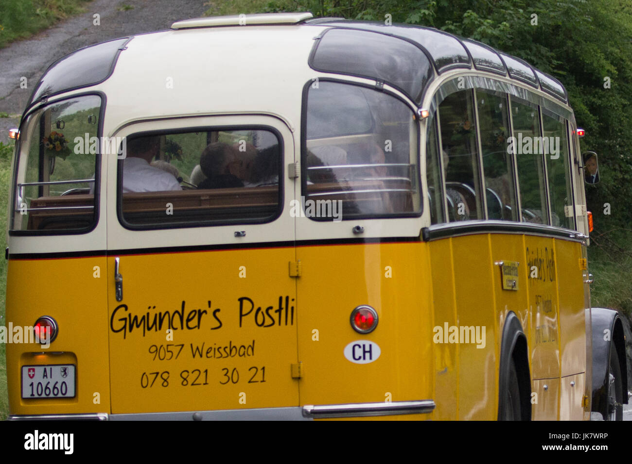 Old swiss bus hi-res stock photography and images - Alamy