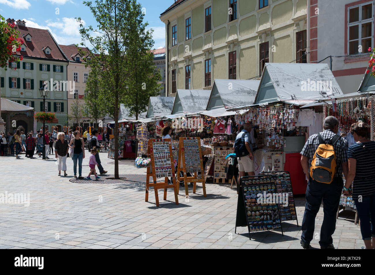 Main Square, Old Town, Bratislava, Slovakia Stock Photo - Alamy
