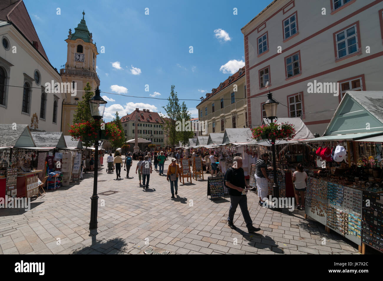 Main Square, Old Town, Bratislava, Slovakia Stock Photo - Alamy