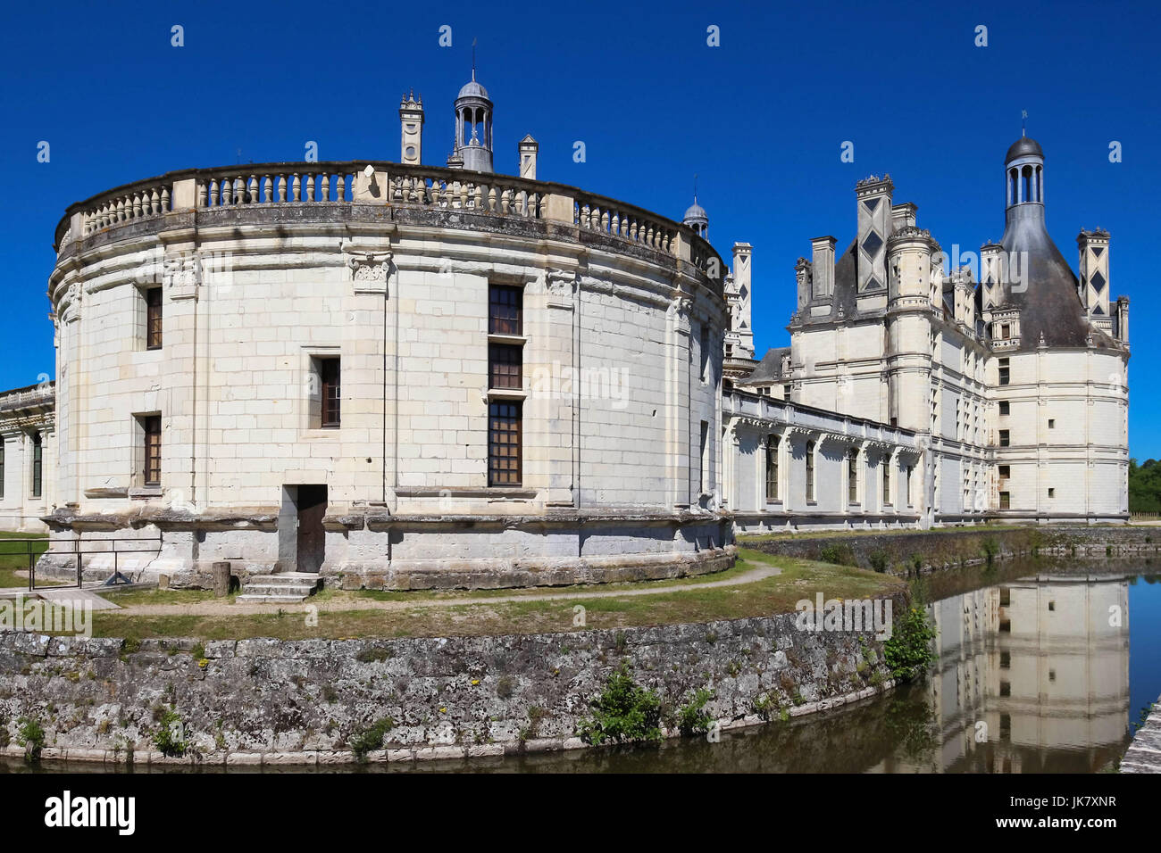 The castle Chambord is unique architectural jewel built starting in ...