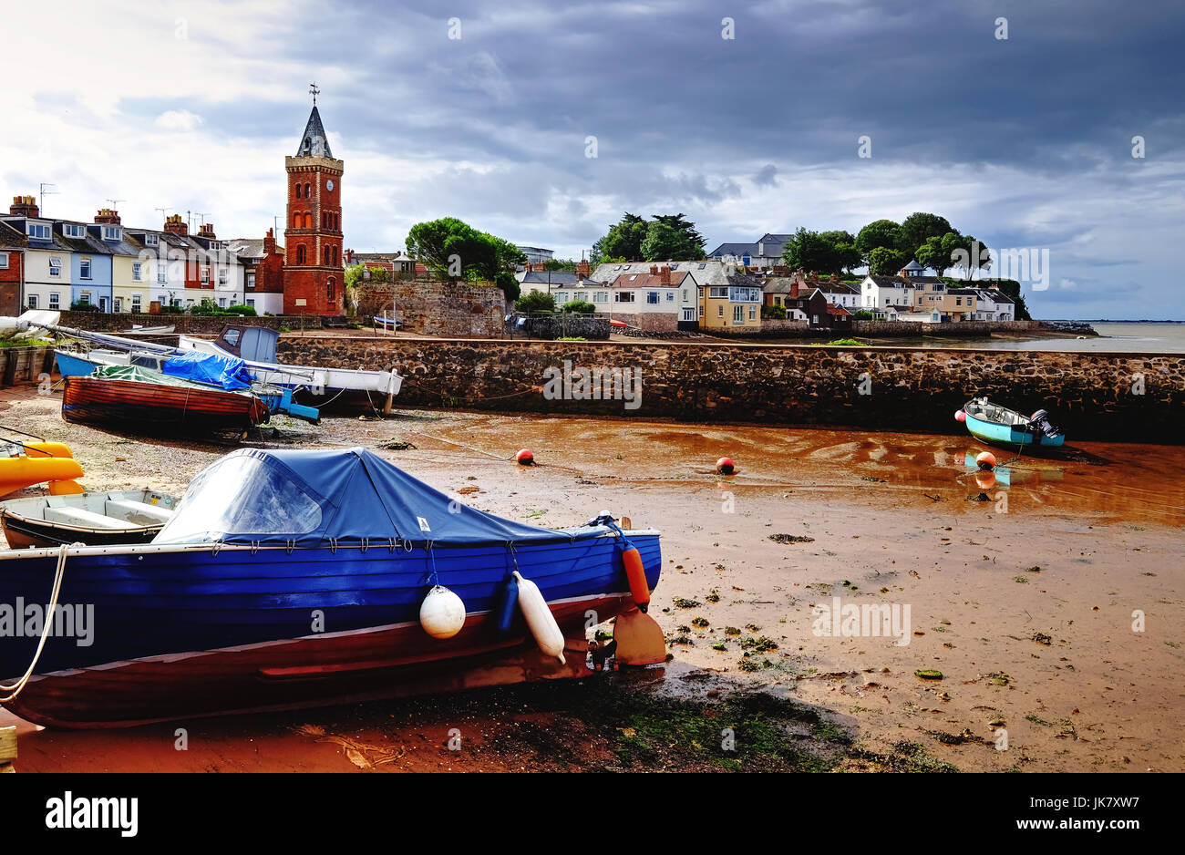 Lympstone Harbour, Devon Stock Photo - Alamy