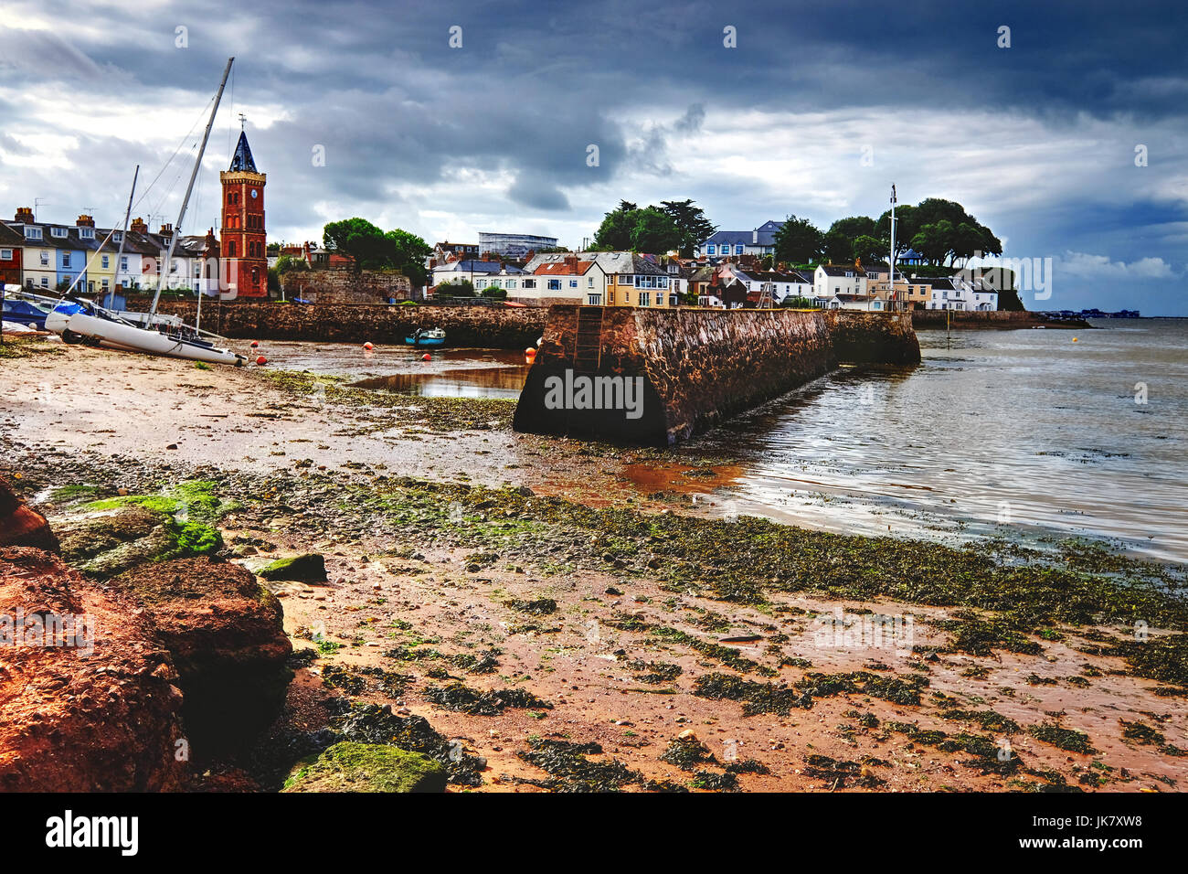 Lympstone Harbour, Devon Stock Photo - Alamy