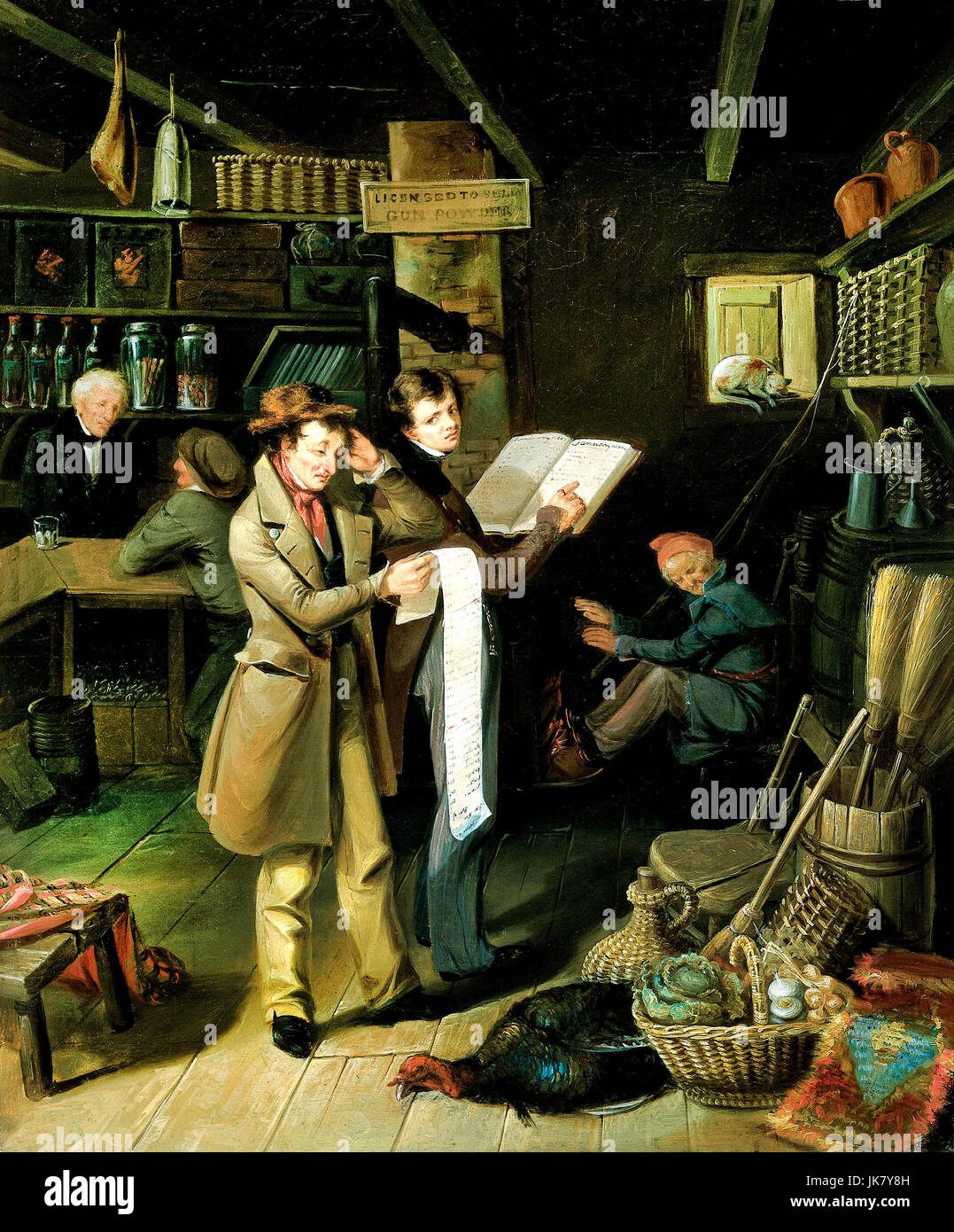 James Henry Beard, The Long Bill 1840 Cincinnati Art Museum, USA Stock ...