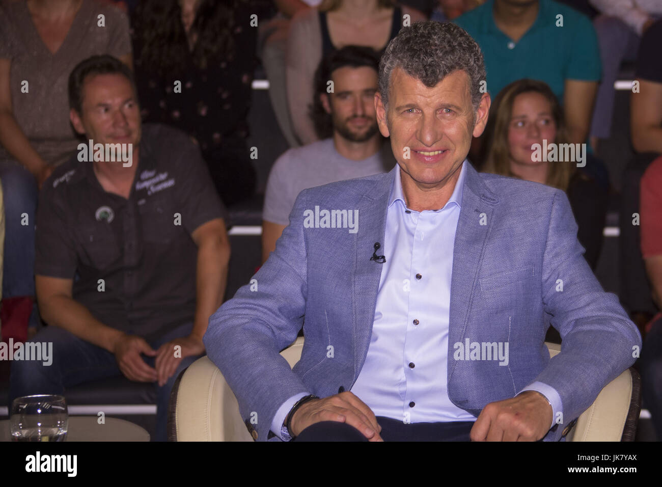 German ZDF TV Talkshow Markus Lanz at Fernsehmacher-Studio Featuring ...