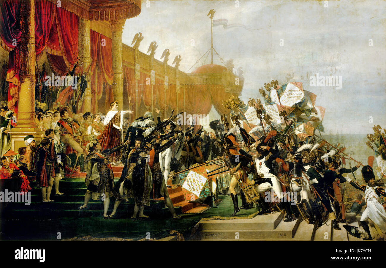 Jacques-Louis David, The Army Takes an Oath to the Emperor After the ...