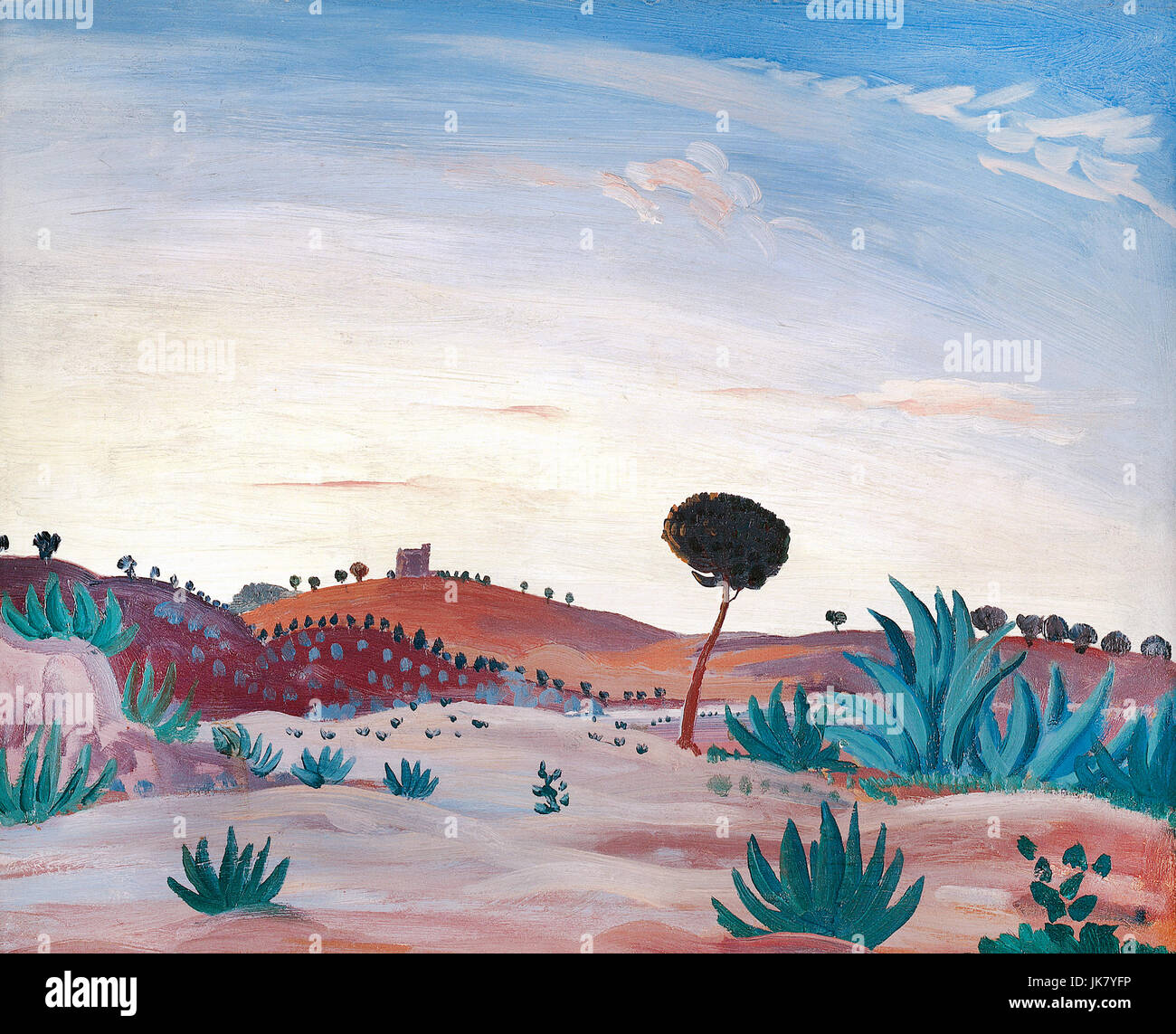 James Dickson Innes, Spanish Landscape 1912 Oil on wood panel. Art ...