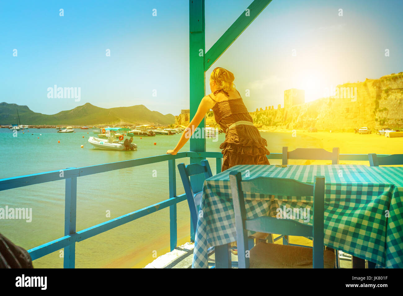 Methoni castle hi-res stock photography and images - Alamy