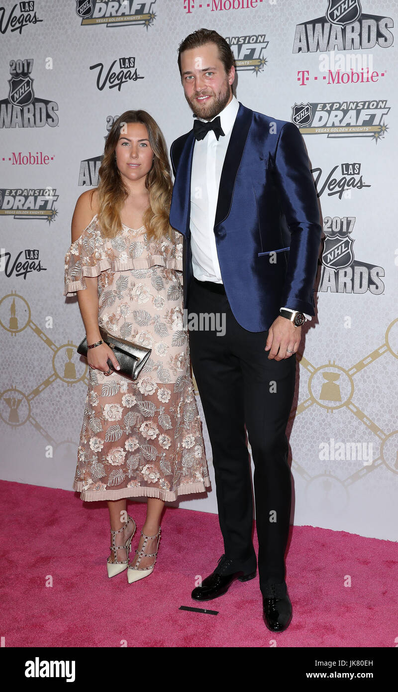 NHL Awards 2017 at T-Mobile Arena - Arrivals Featuring: Victor Hedman ...