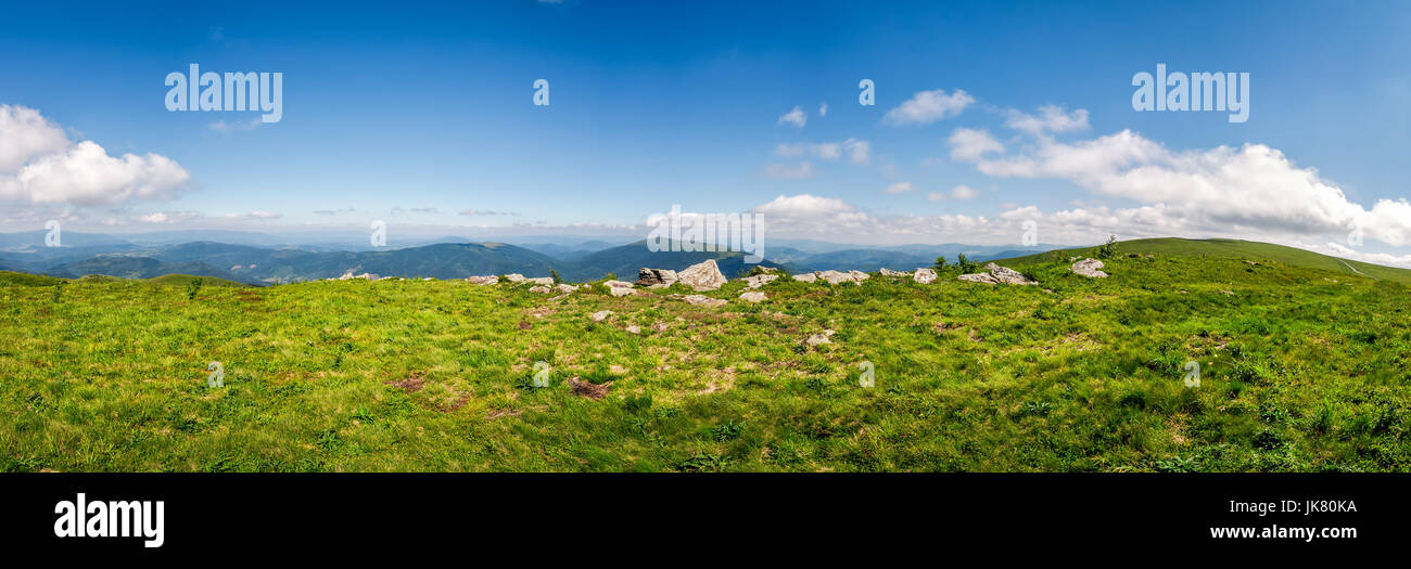 panorama of mountain. beautiful summer background on fine weather day ...