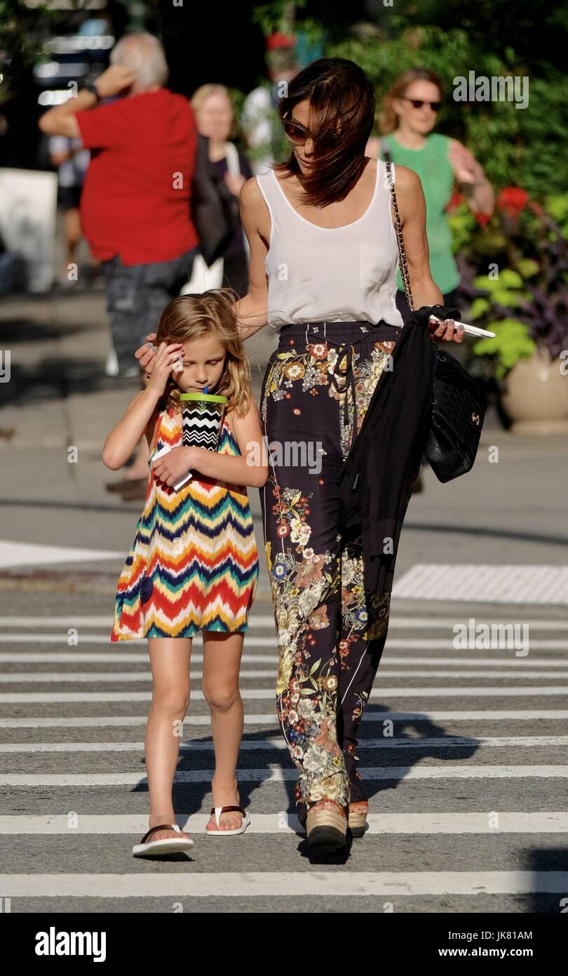 Bethenny Frankel and her daughter Bryn Hoppy, out and about in TriBeCa ...