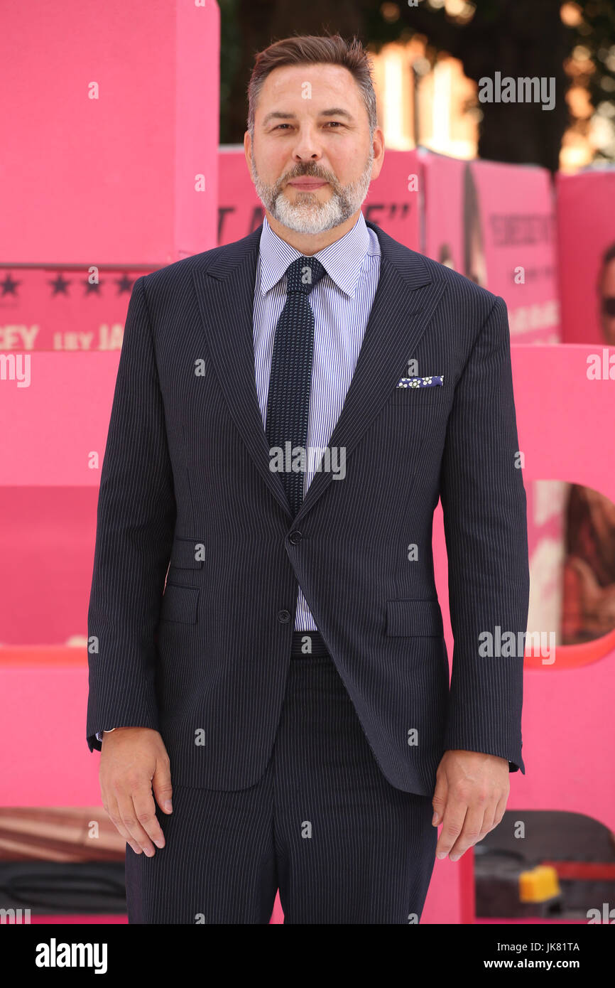 European premiere of 'Baby Driver' - Arrivals Featuring: David Walliams ...