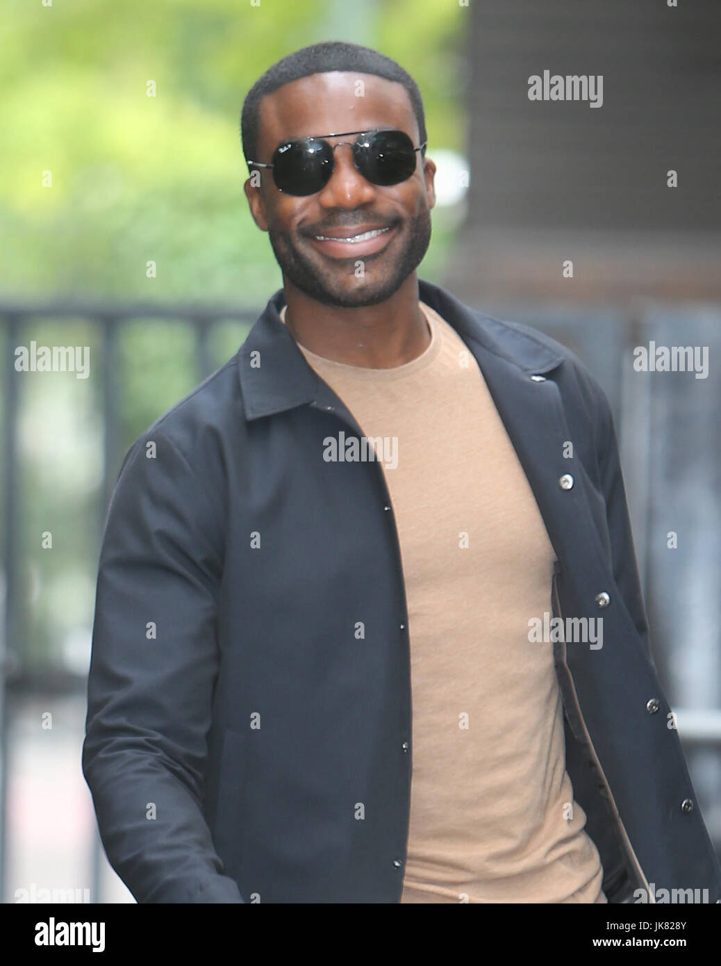 Ore Oduba outside ITV Studios today Featuring: Ore Oduba Where: London ...