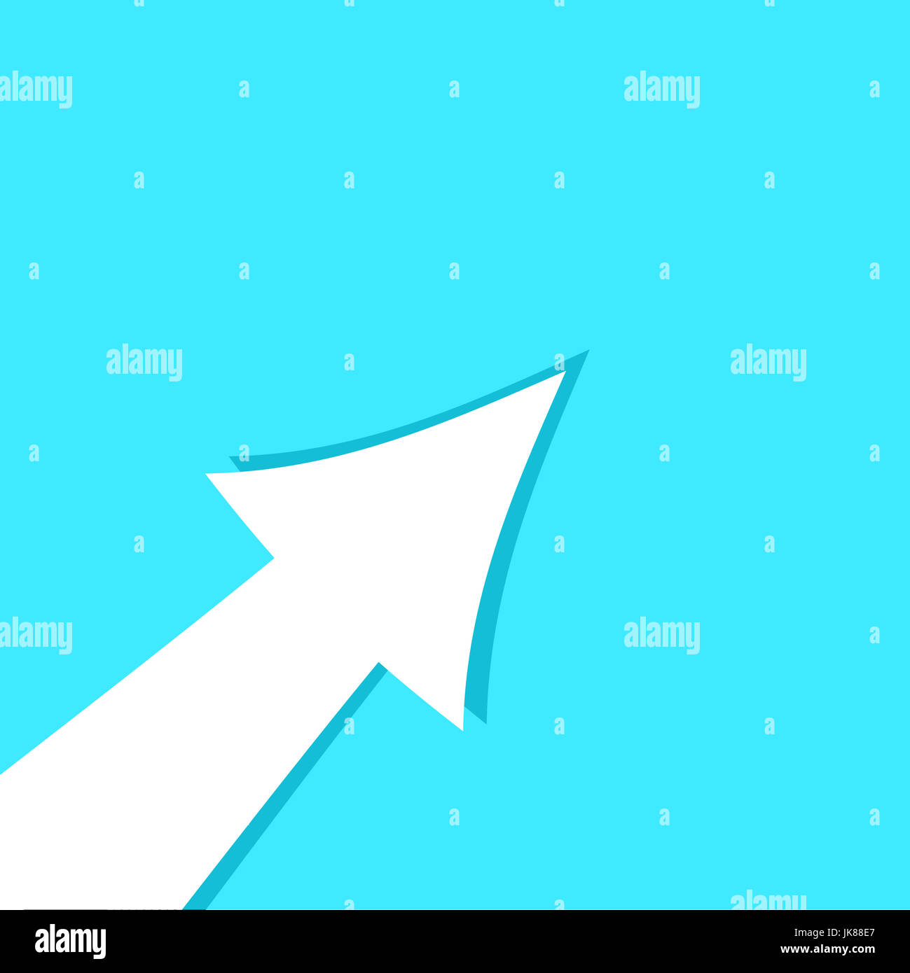 Banner arrow up template. Up vector, illustration of up arrow growth ...