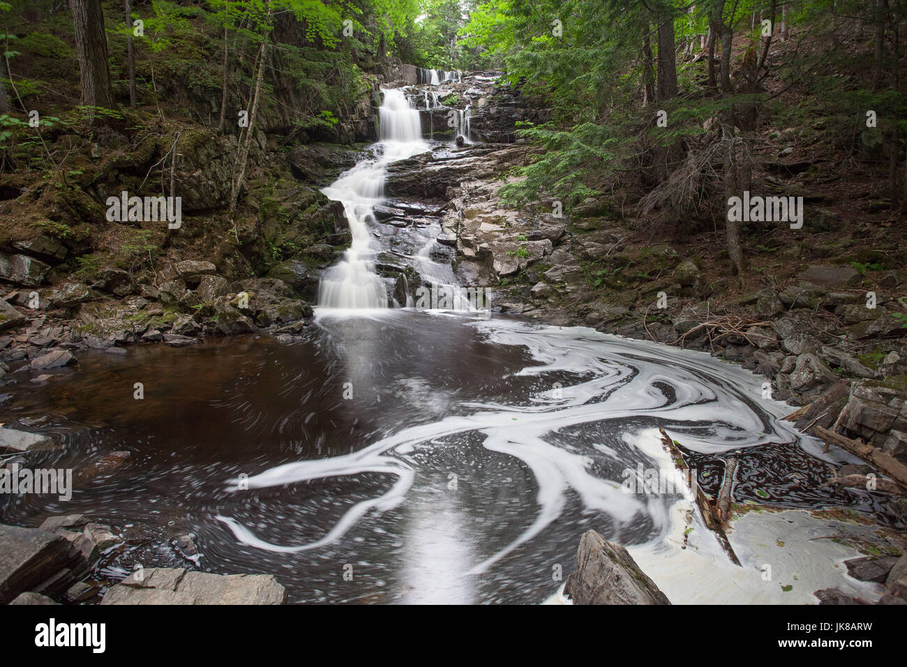 Coac waterfalls in new brunswick Stock Photo - Alamy